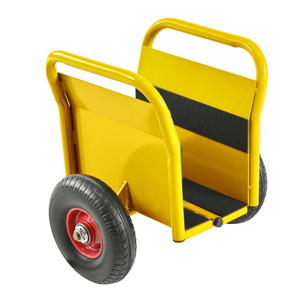1000LBS Heavy Duty Panel Dolly, Slab Dolly, Two Handles, 9.3" Solid ...