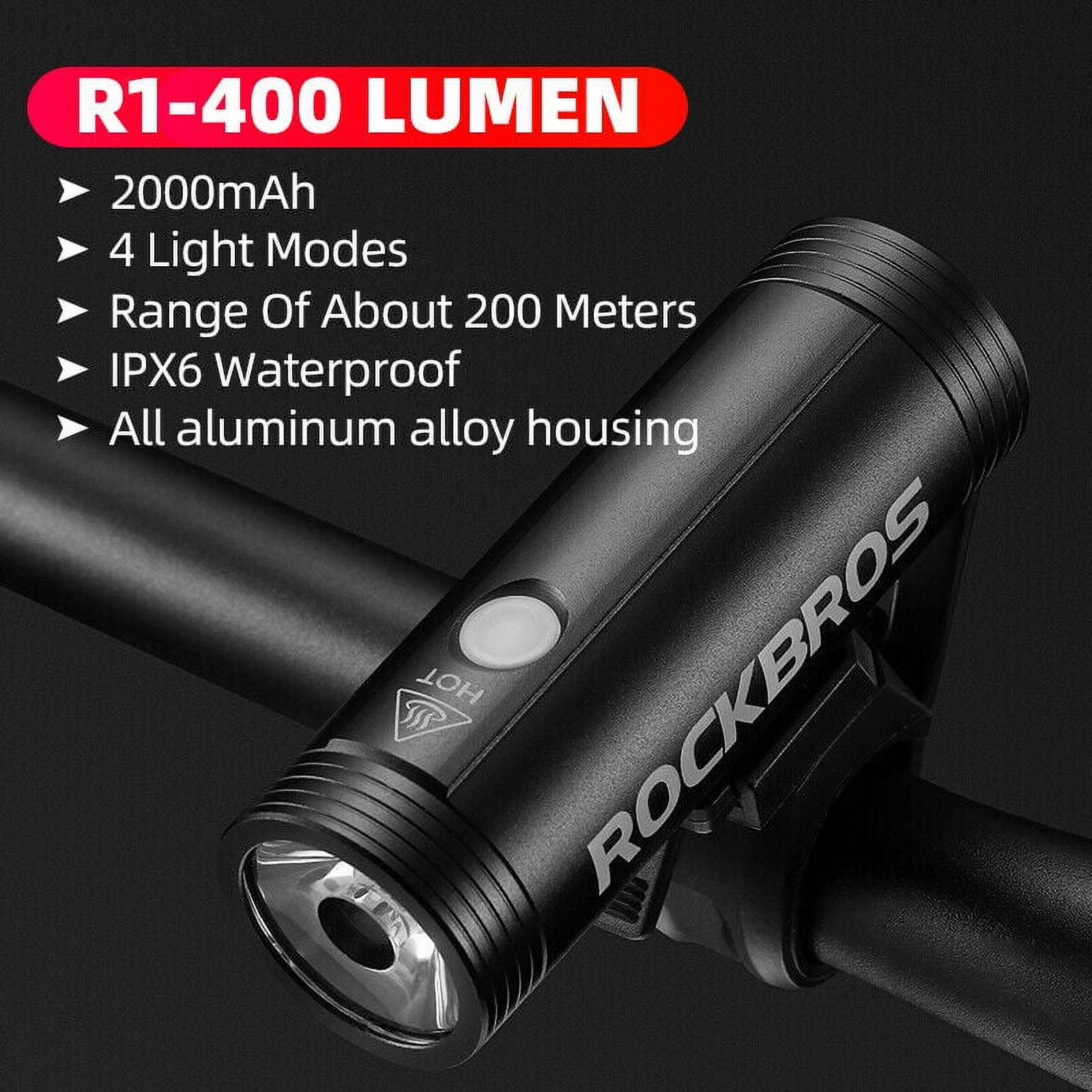 1000LM USB Rechargeable Bike Light Bicycle Lights Headlight Front Light ...