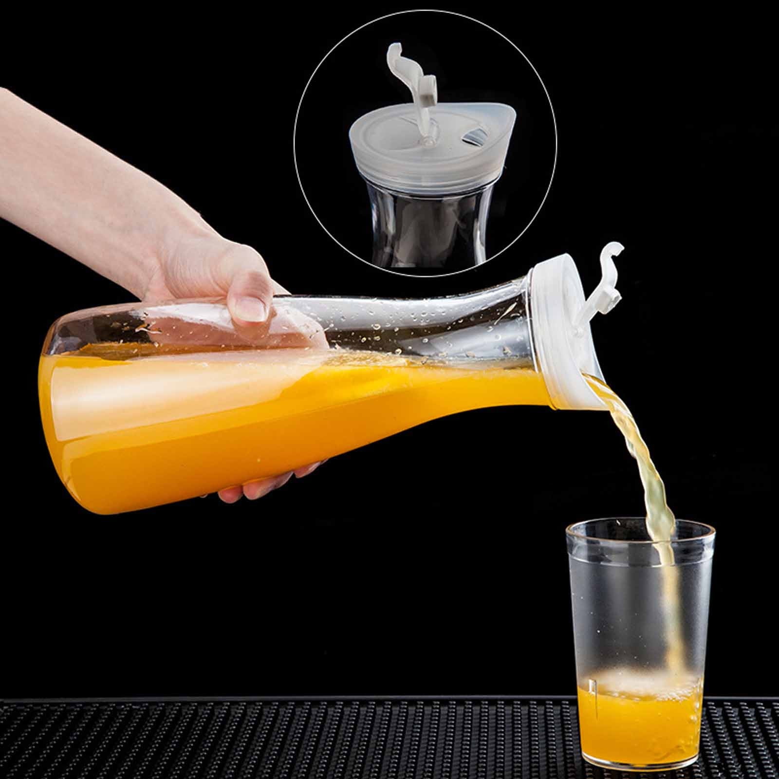1000ML Acrylic Transparent Juice Bottle - Reusable PP Water Jug, Hot ...