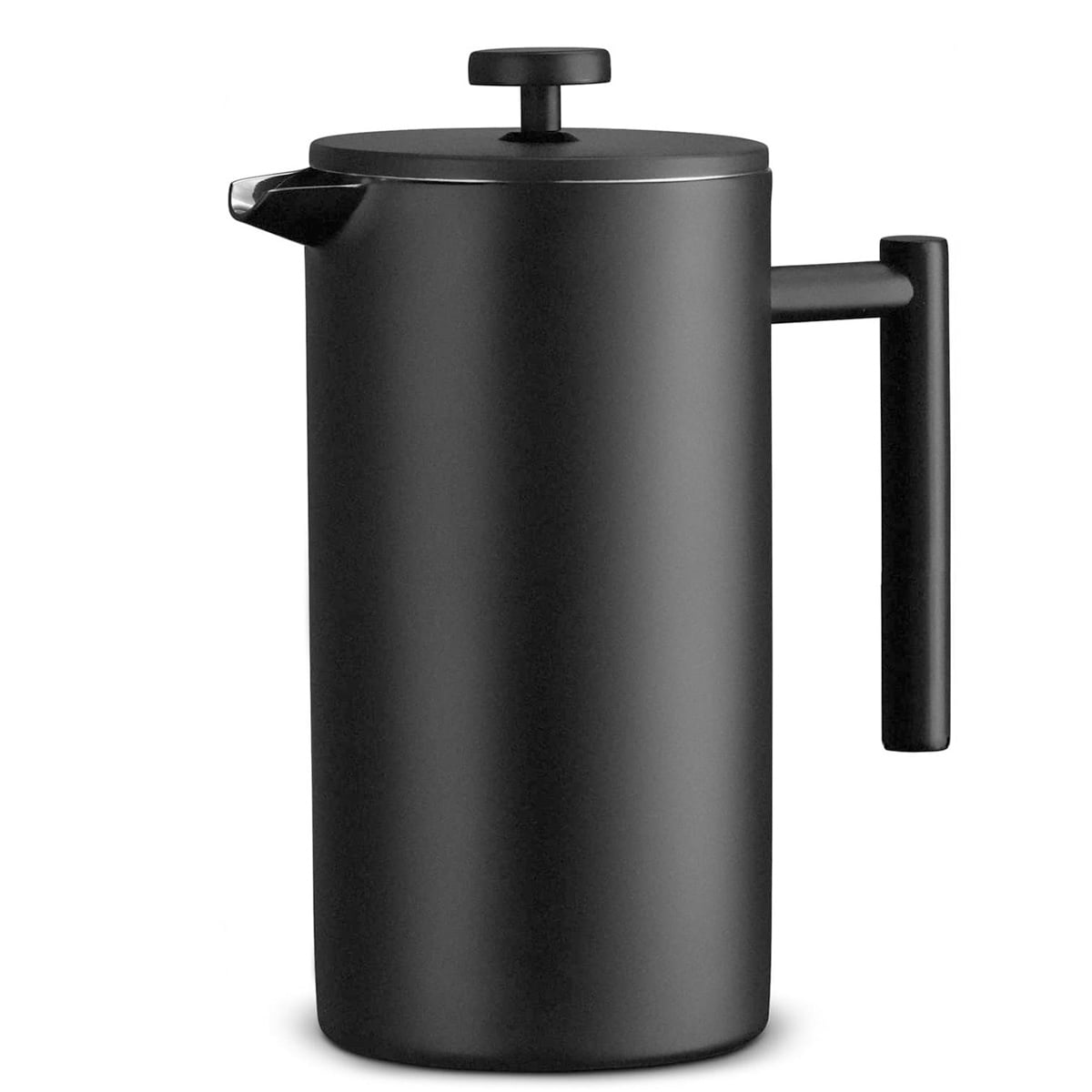 1000ML French Press Coffee Maker Double Wall Heat Resistant Coffee Pot ...