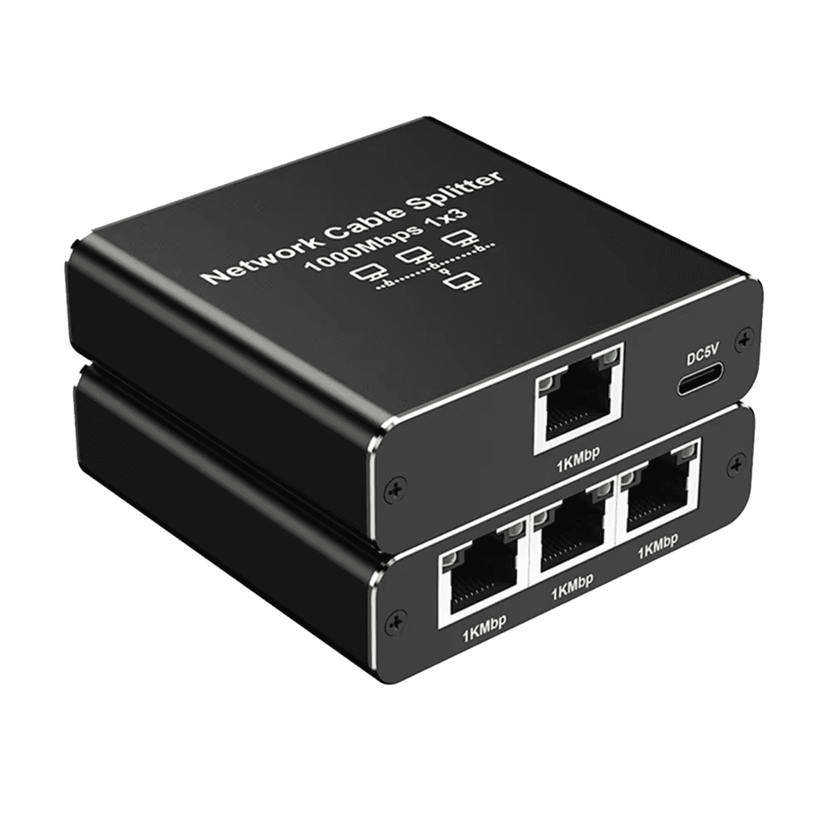 1000Mbps Ethernet Adapter LAN Internet Splitter Cat 6 RJ45 Gigabit ...