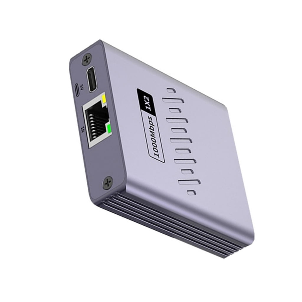 1000Mbps RJ45 Gigabit Ethernet Networking Splitter With 2 Port For Home ...