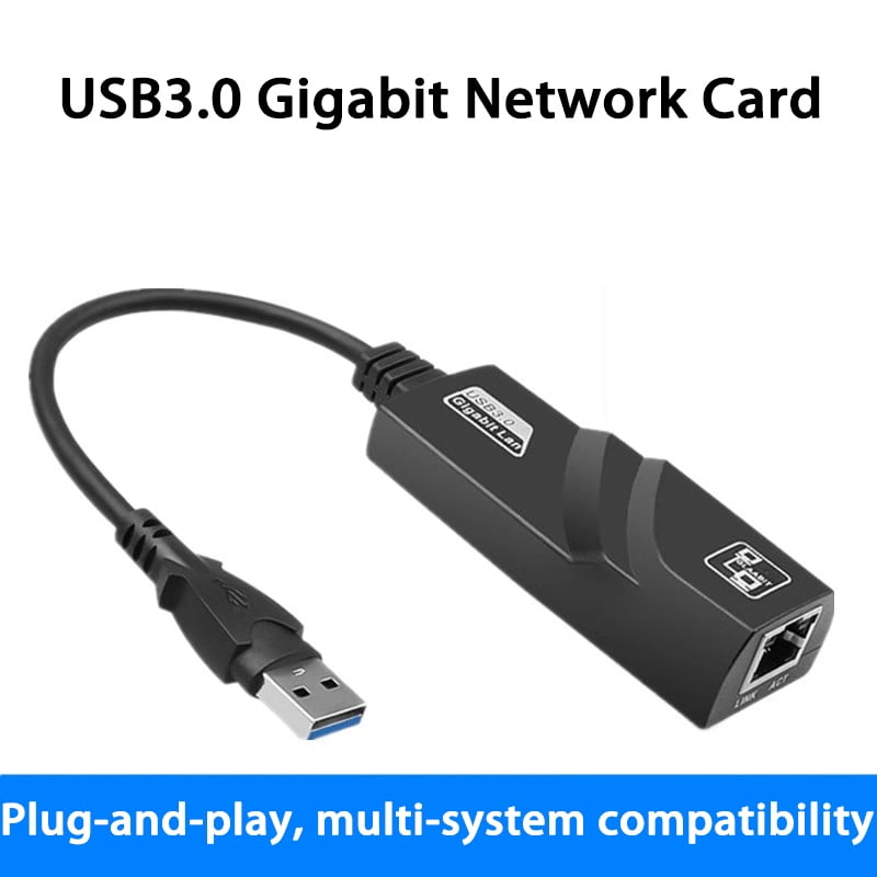 1000Mbps Wired USB 3.0 Type C USB To Rj45 Lan Ethernet Adapter RTL8153 ...