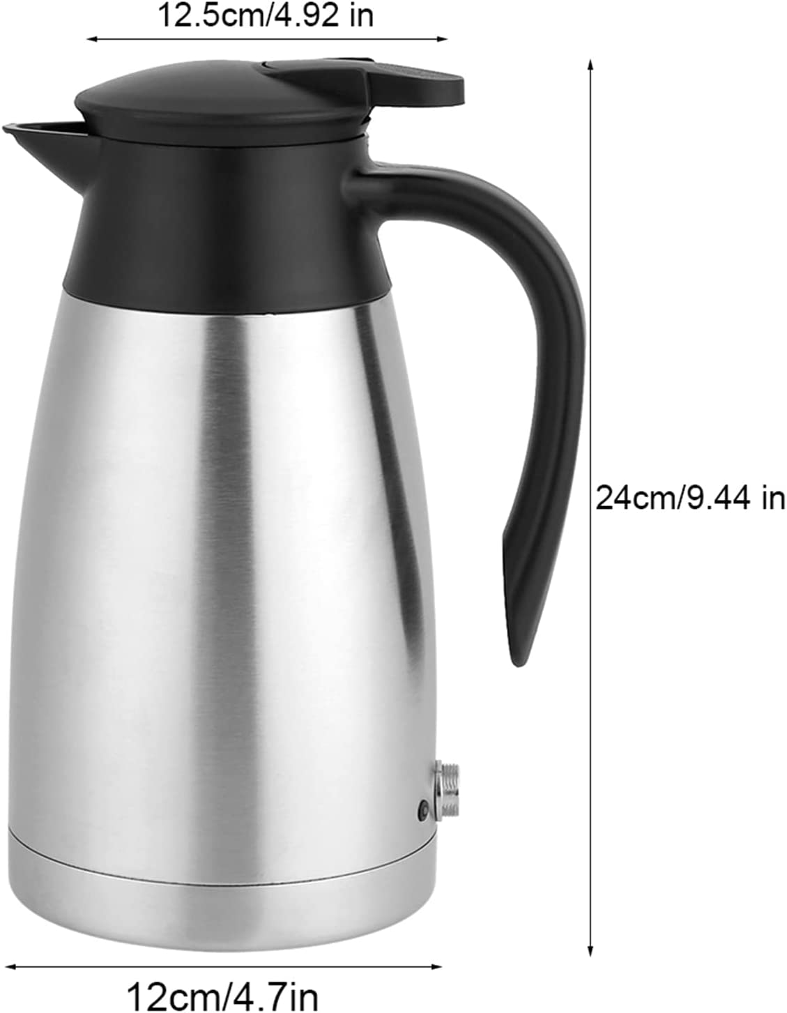 1000Ml Car Kettle Water Boiler 12V, Battery Powered Kettle, Cigarette ...