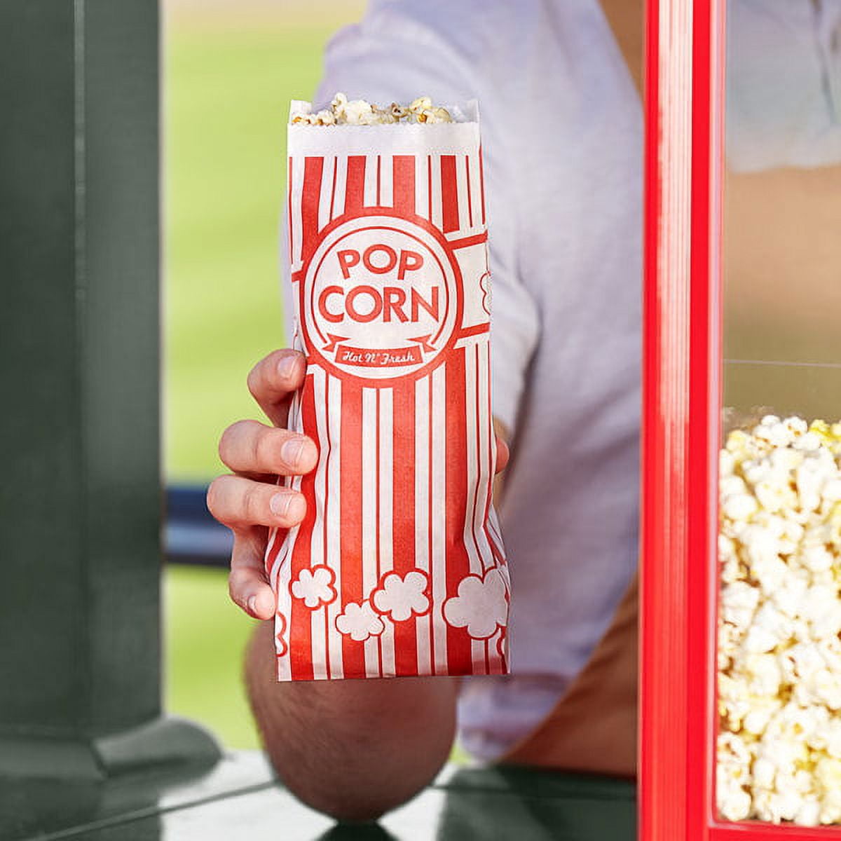 1000PACK - 3 1/2" x 2 1/4" x 8 1/4" 1 oz. Popcorn Bag - Walmart.com