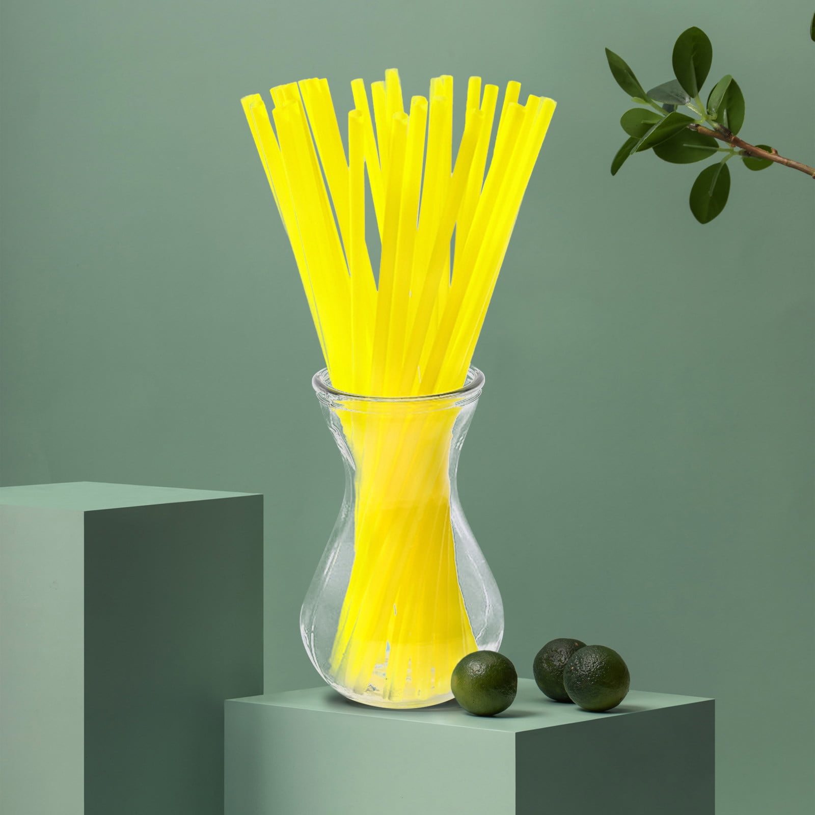 1000PC Colorful Plastic Straws, Handmade Flower Making DIY Colored ...