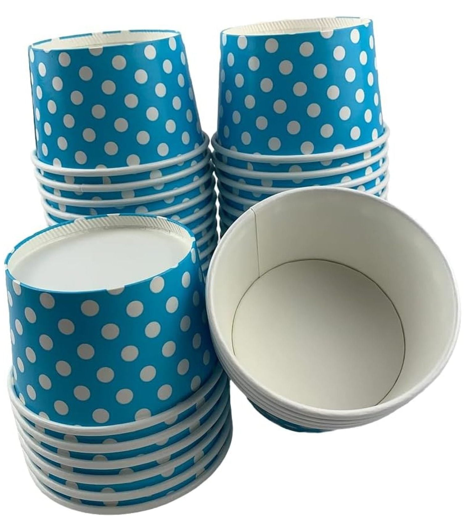 1000PC Paper Ice Cream Cups,Disposable Dessert and Sundae Bowls Frozen ...