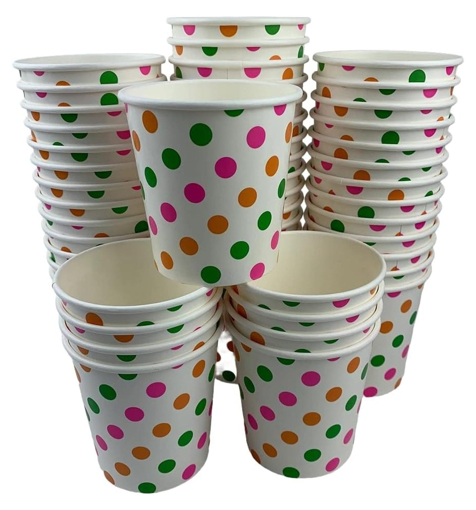 1000PC Paper Ice Cream Cups,Disposable Dessert and Sundae Bowls Frozen ...