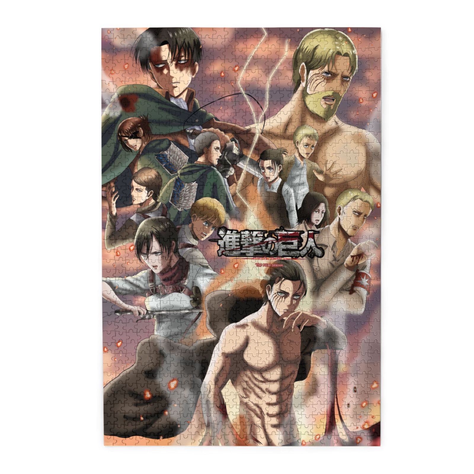 1000PCS Jigsaw Puzzle For Adults & Kids - Attack on Titan Puzzle For ...