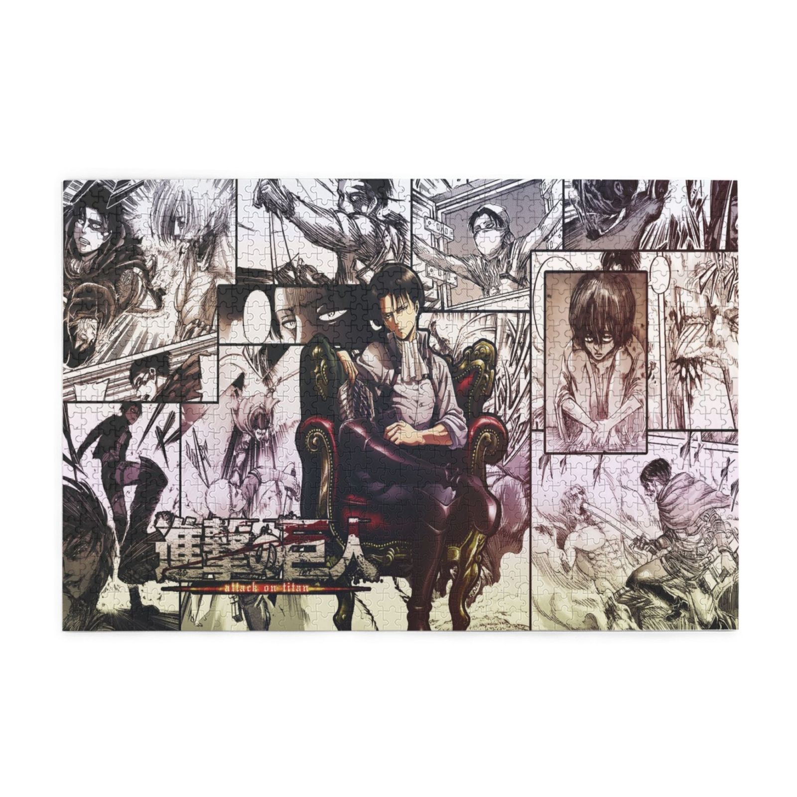 1000PCS Jigsaw Puzzle For Adults & Kids - Attack on Titan Puzzle For ...