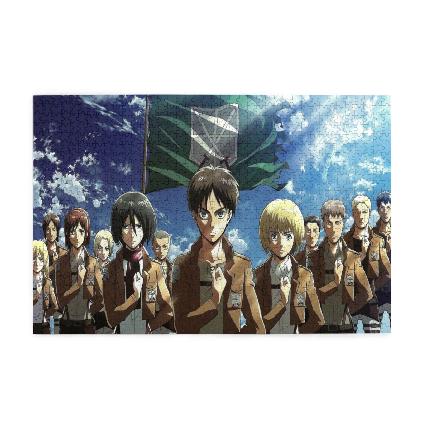 1000PCS Jigsaw Puzzle For Adults & Kids - Attack on Titan Puzzle For ...