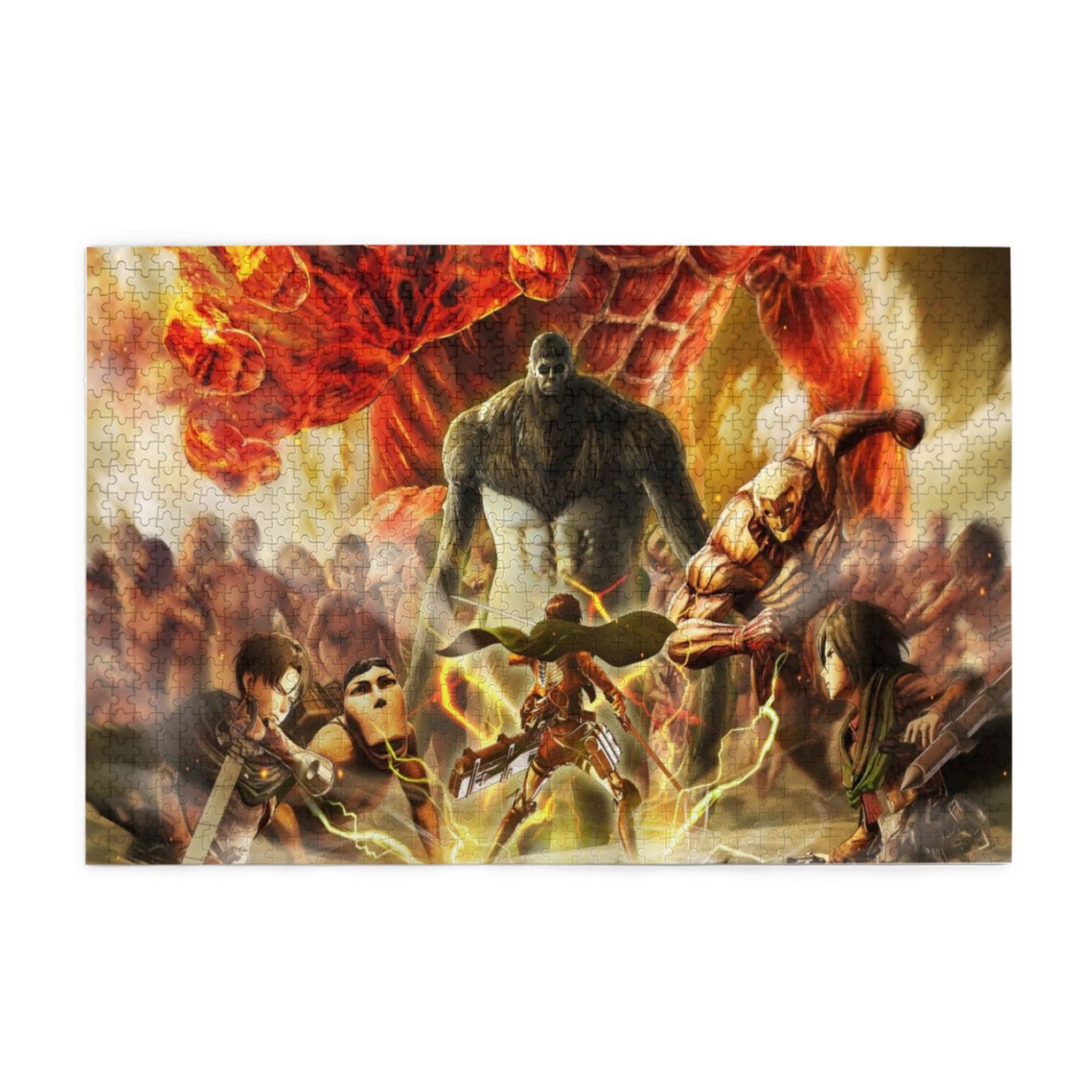 1000PCS Jigsaw Puzzle For Adults & Kids - Attack on Titan Puzzle For ...