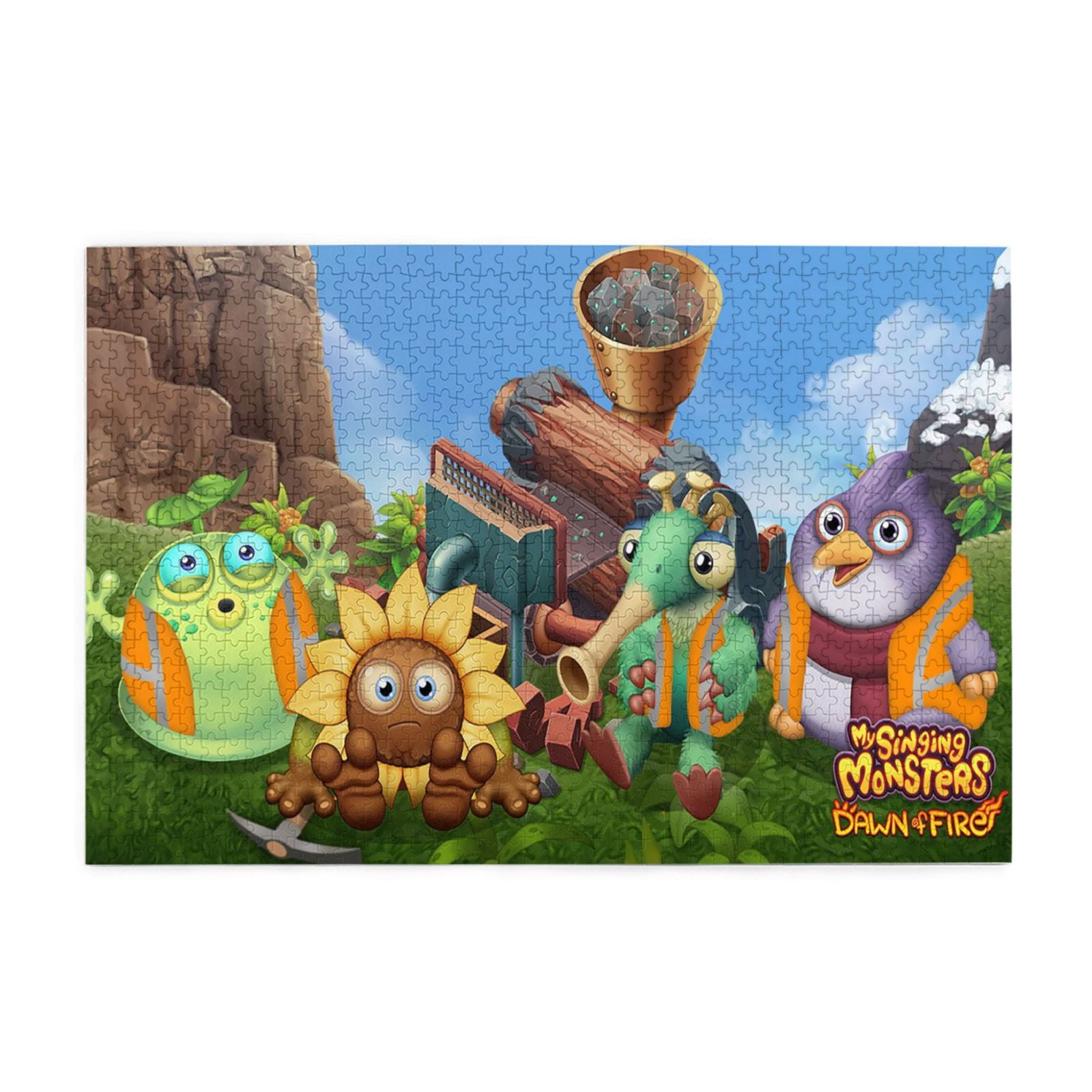1000PCS Jigsaw Puzzle For Adults & Kids - My Singing Monsters Puzzle ...