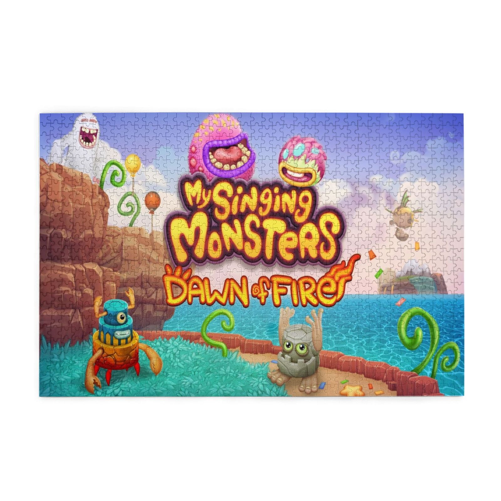 1000PCS Jigsaw Puzzle For Adults & Kids - My Singing Monsters Puzzle ...