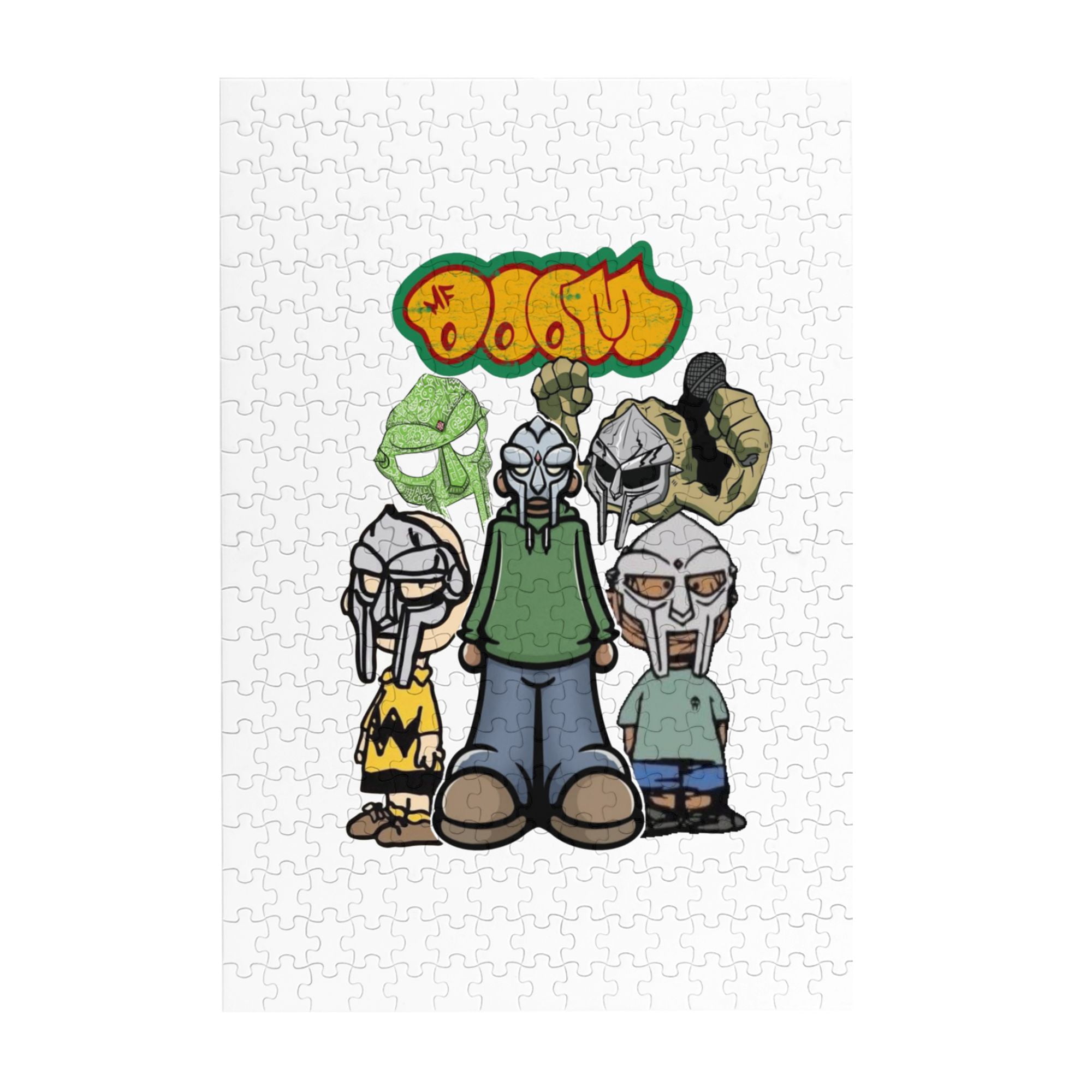 1000PCS Mf Doom Wooden Jigsaw Puzzles Educational Intellectual Puzzle ...