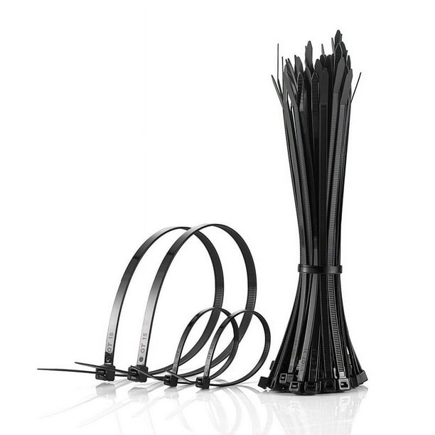 1000PCS Nylon Cable Zip Ties, Black Assorted Sizes 10Inch, Multi ...