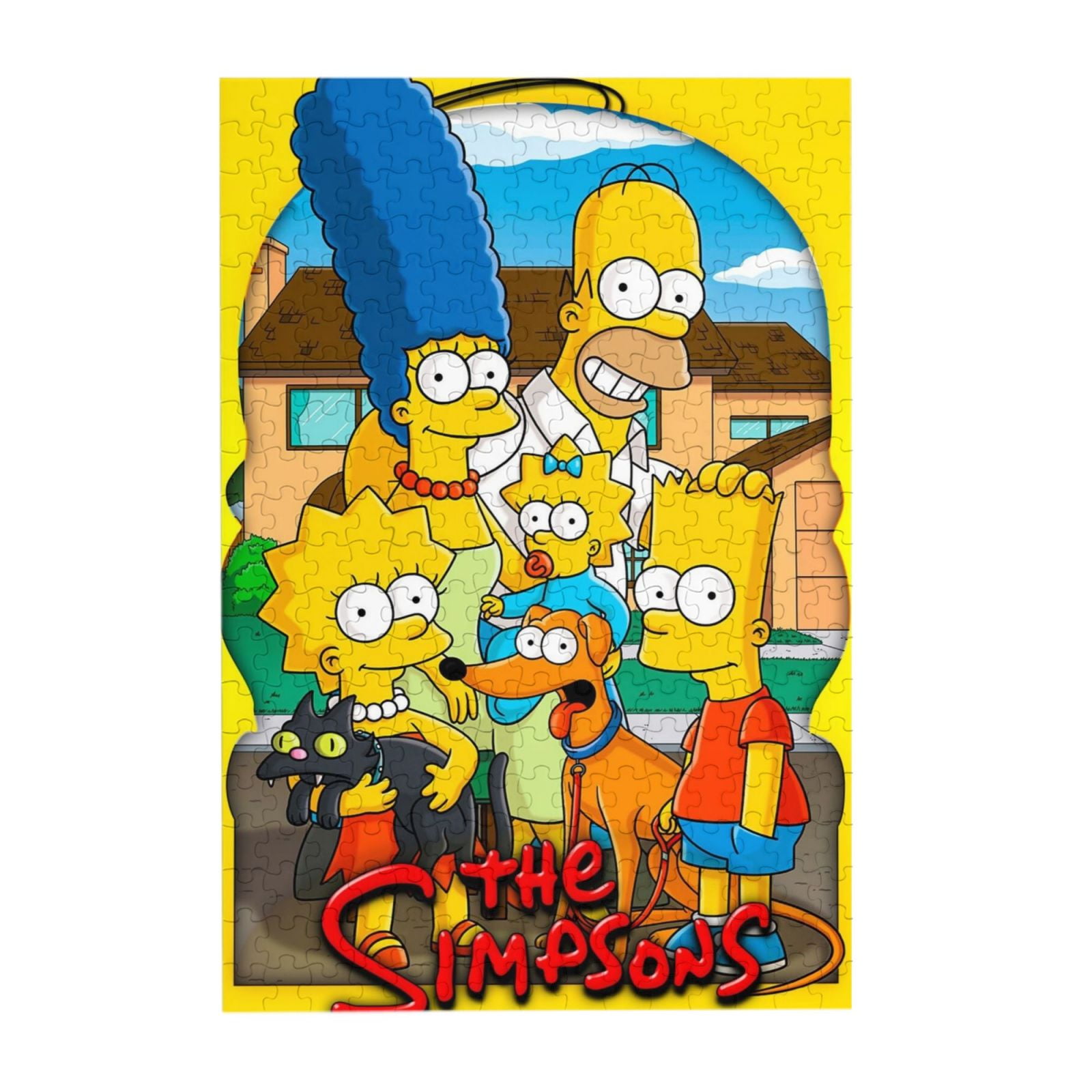 1000PCS Simpsons Jigsaw Puzzles Cartoon Anime Picture Puzzle Birthday ...