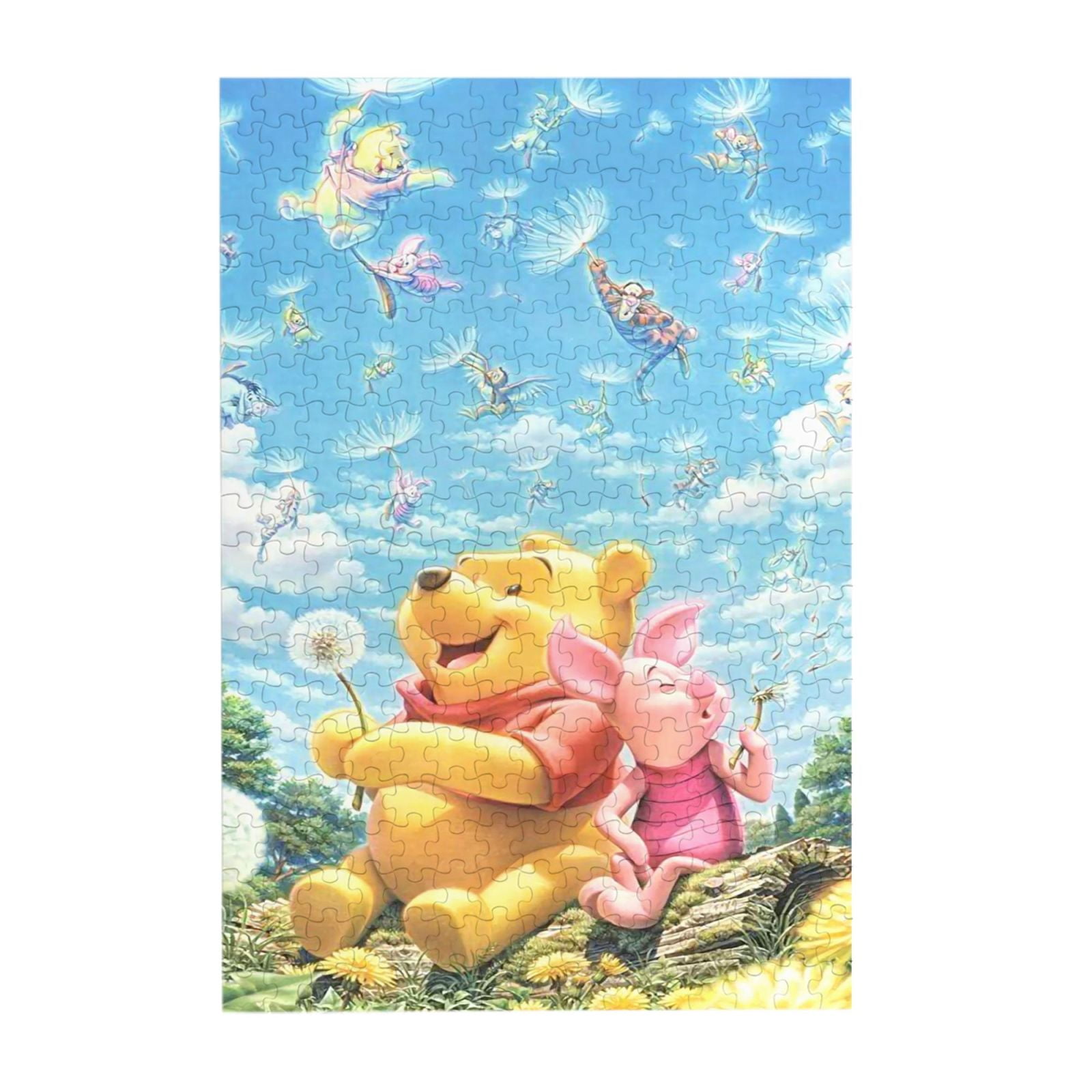 1000PCS Winnie The Pooh Jigsaw Puzzles Cartoon Anime Picture Puzzle ...