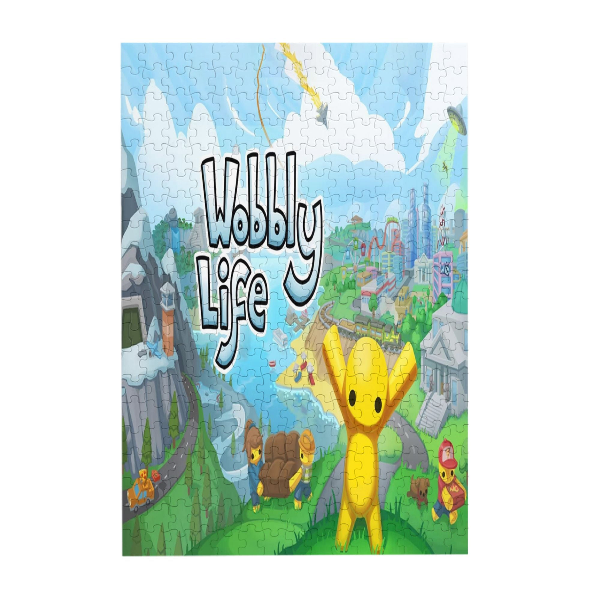 1000PCS Wob-Bly Life Wooden Jigsaw Puzzles Educational Intellectual ...