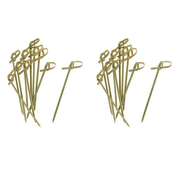 1000Pack Bamboo Cocktail Picks Cocktail Toothpicks Bamboo Skewers ...