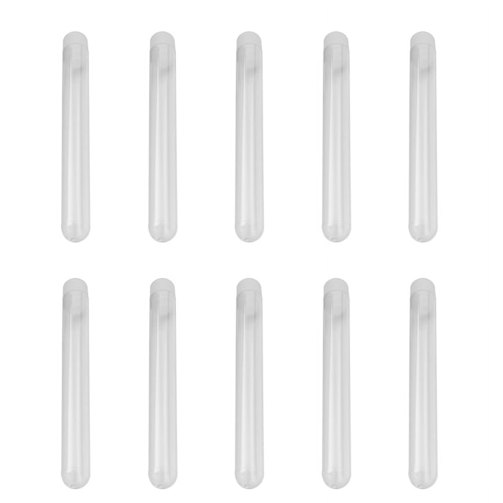 1000Pcs 12X1000mm Transparent Laboratory Clear Plastic Test Tubes Vials ...