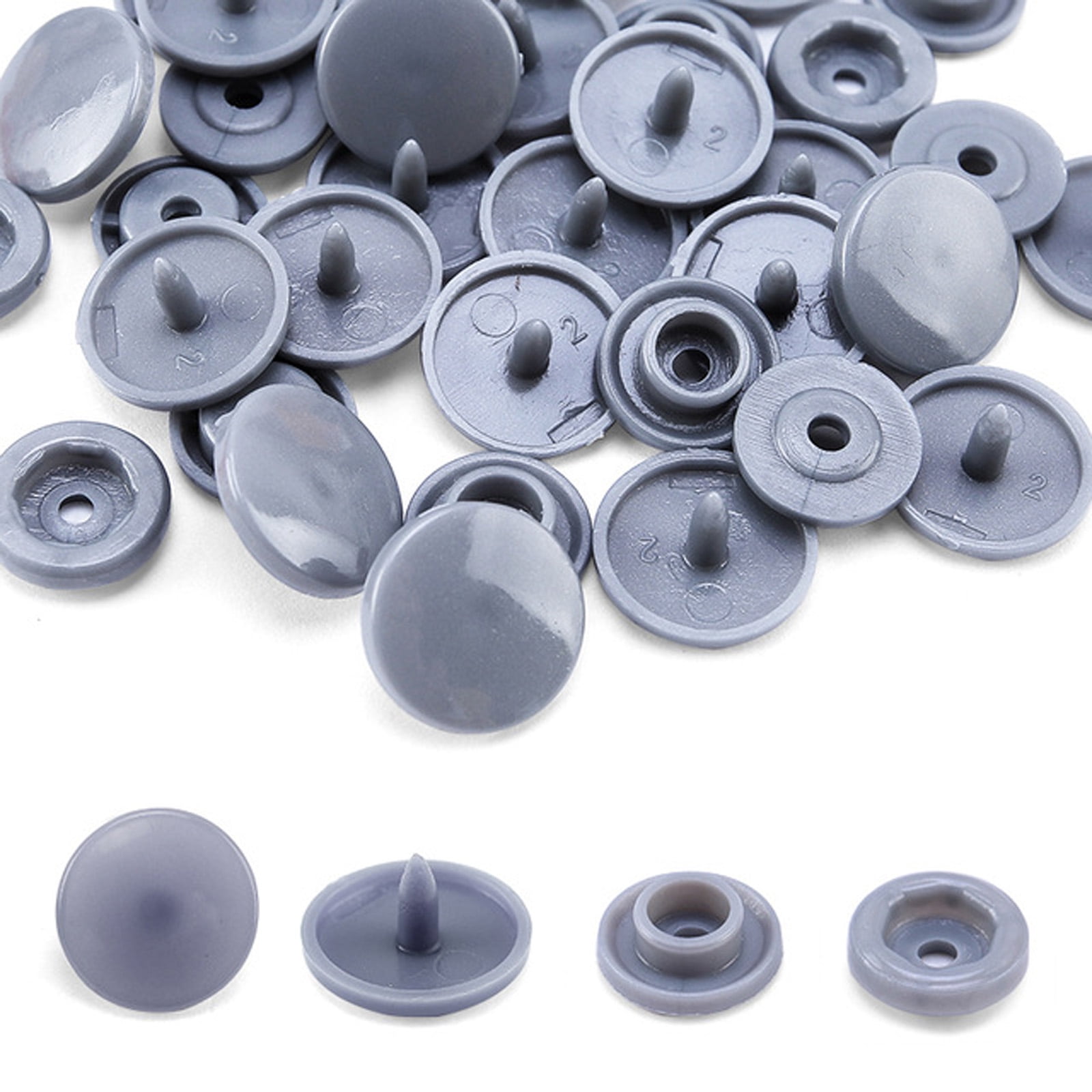 1000Pcs 12mm Resin Press Button for Baby Clothing Diaper Bibs Crafting ...