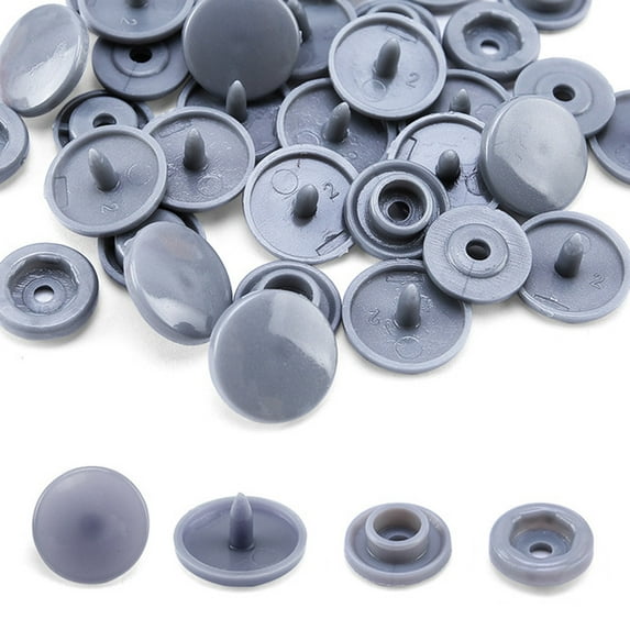 1000Pcs 12mm Resin Press Button for Baby Clothing Diaper Bibs Crafting ...