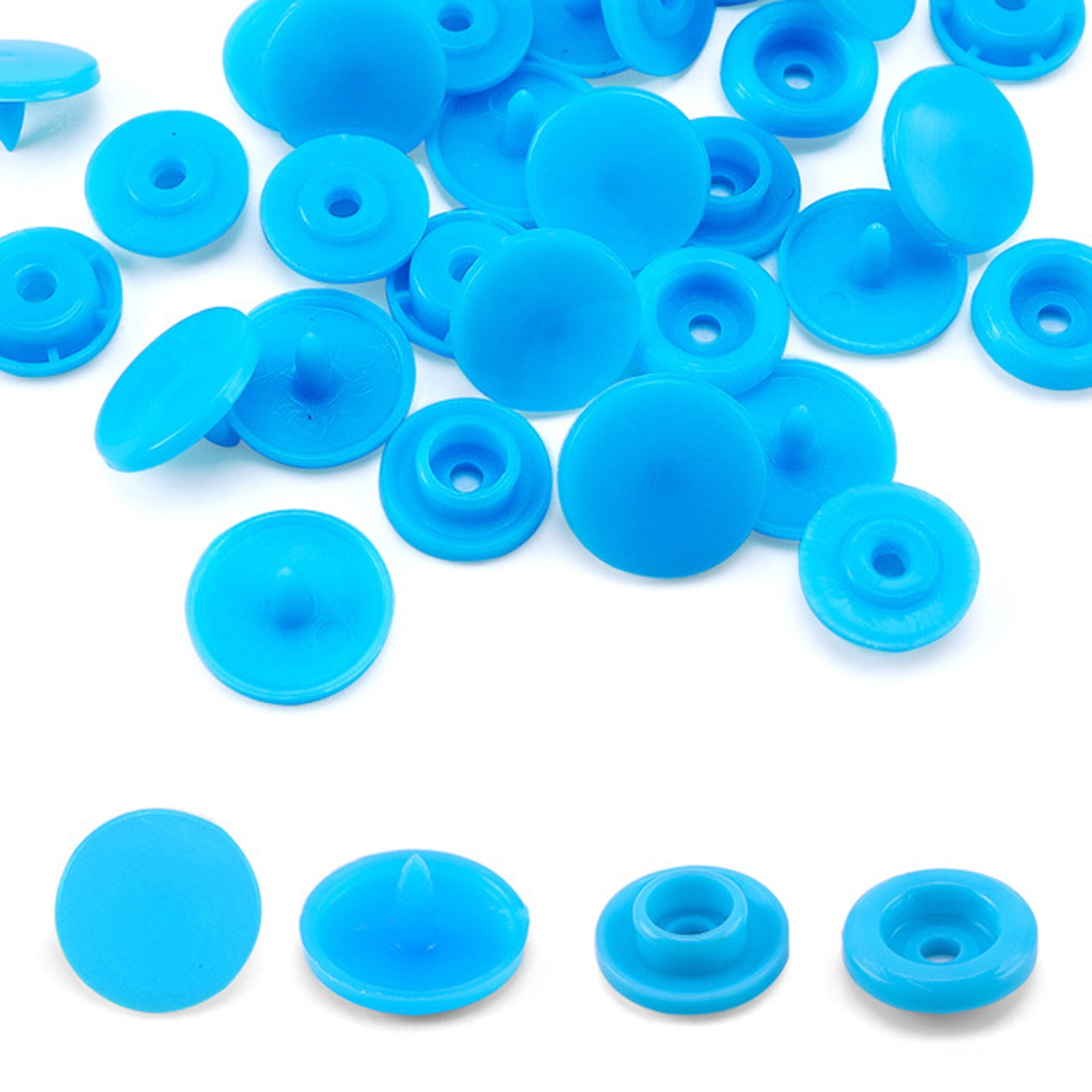 1000Pcs 12mm Resin Press Button for Baby Clothing Diaper Bibs Crafting ...