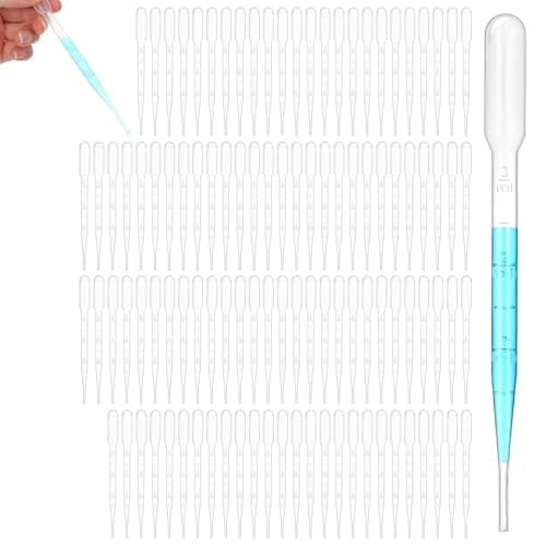 1000Pcs 3ml Plastic Transfer Pipettes, Disposable Graduated Pipettes ...