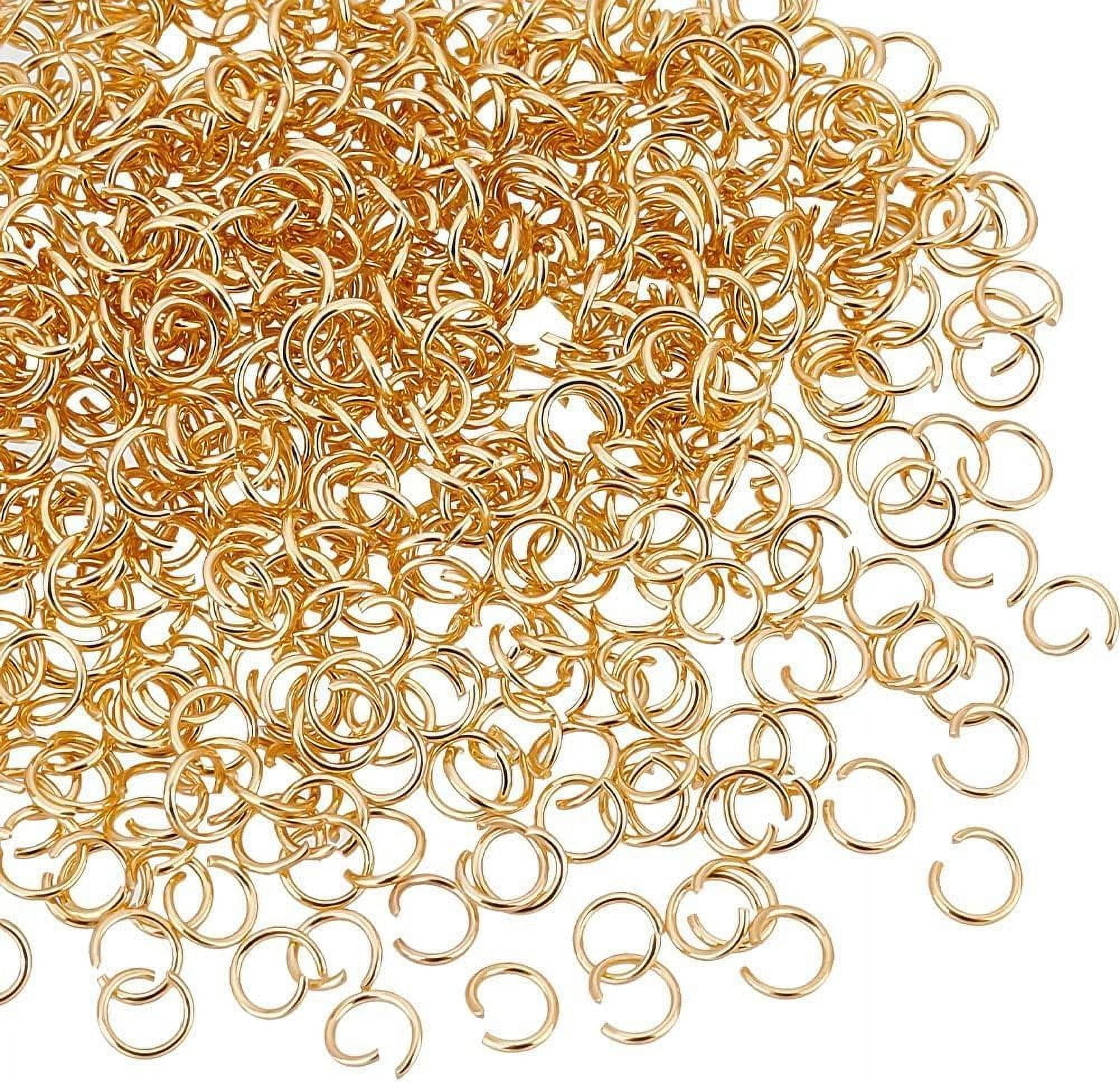 Jump Rings 100 Pieces 4mm Stainless Steel – 0.6mm Thick, Jewelry Making ...