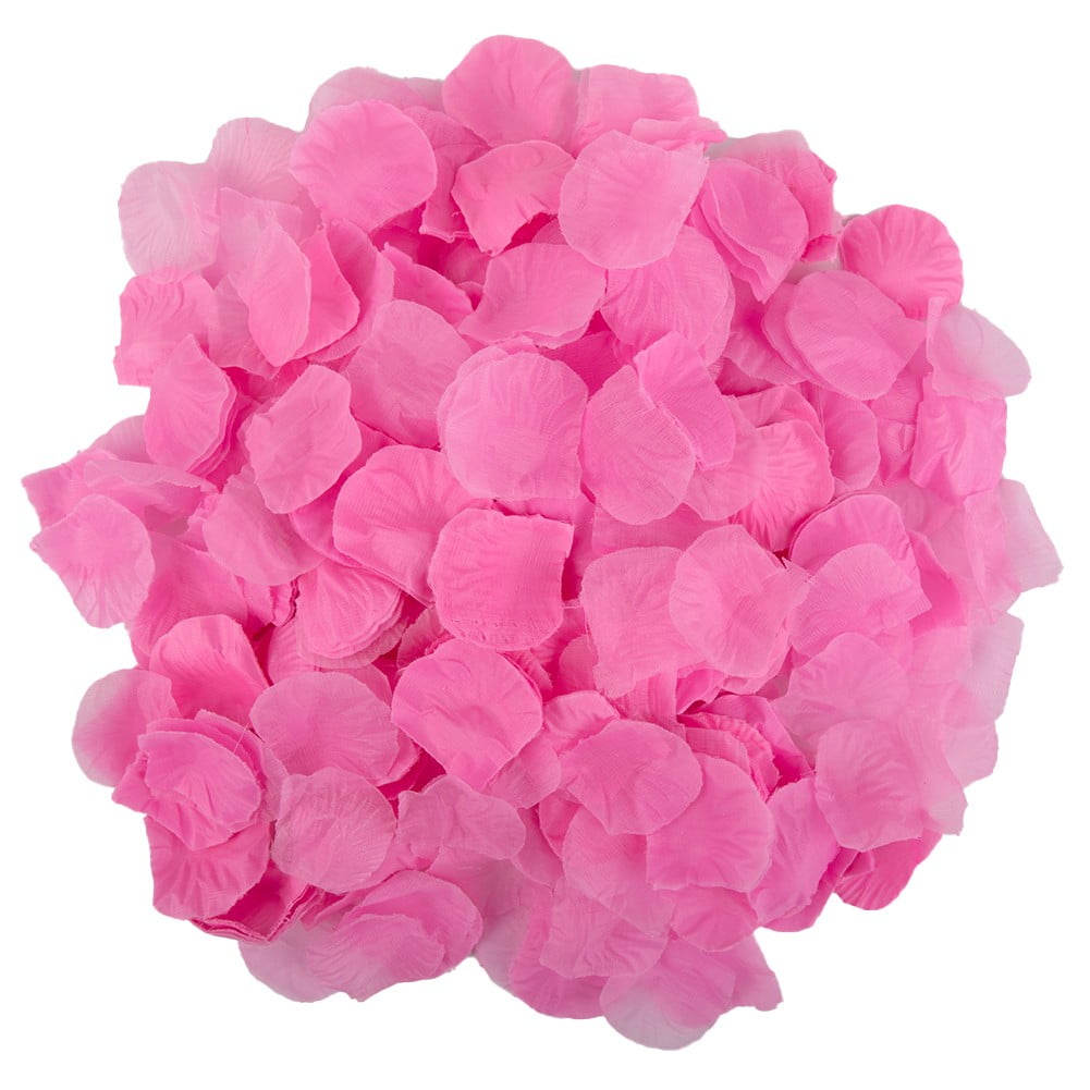 1000Pcs Artificial Silk Rose Petals Table Decoration Wedding Engagement ...