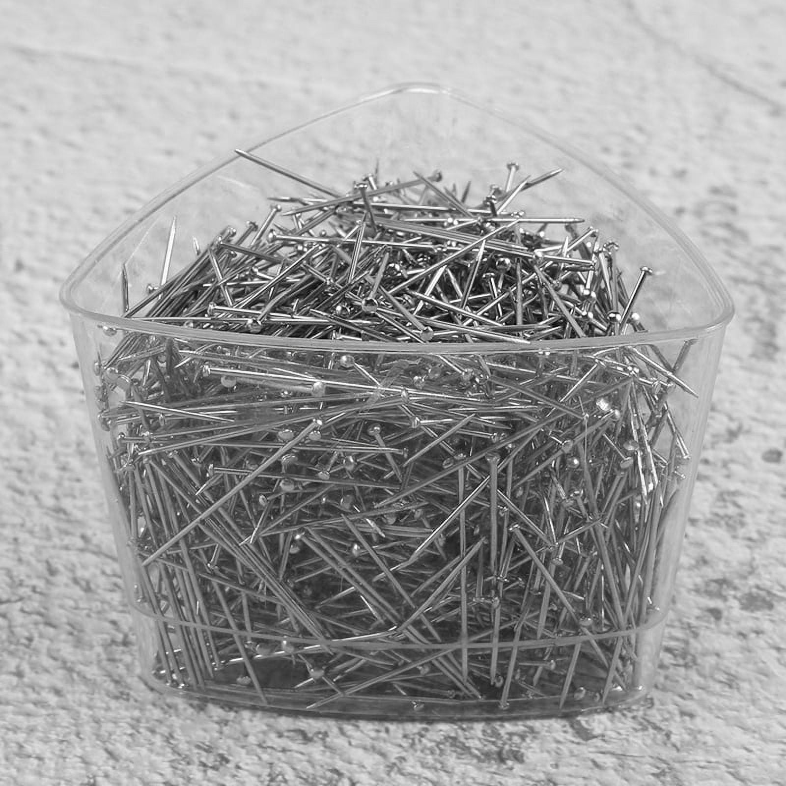 1000Pcs/Box Stainless Steel Pins Pin Shirt Silk Satin Pin Quilt ...