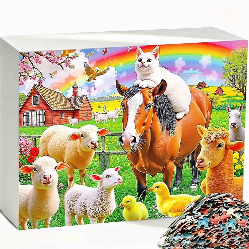 1000Pcs Jigsaw puzzles Family Fun Adult Puzzle Big size Decor wall ...