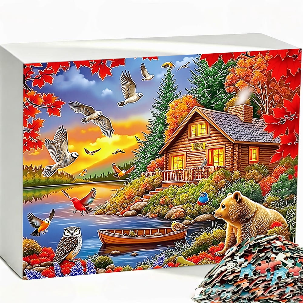 1000Pcs Jigsaw puzzles Family Fun Adult Puzzle Big size Decor wall ...