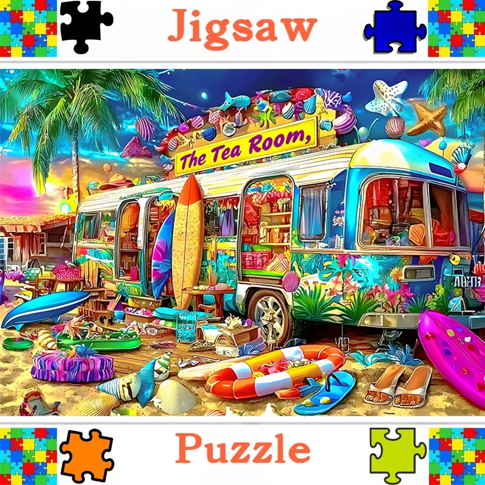 1000Pcs Jigsaw puzzles Family Fun Adult Puzzle Big size Decor wall ...