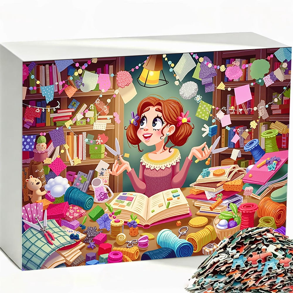1000Pcs Jigsaw puzzles Family Fun Adult Puzzle Big size Decor wall ...