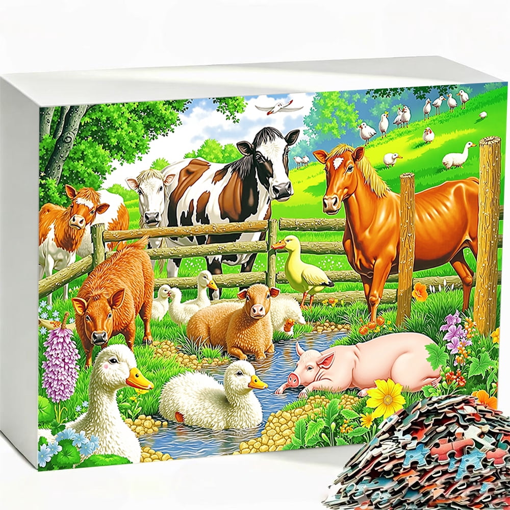 1000Pcs Jigsaw puzzles Family Fun Adult Puzzle Big size Decor wall ...