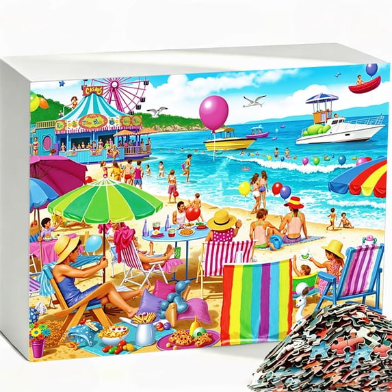 1000Pcs Jigsaw puzzles Family Fun Adult Puzzle Big size Decor wall ...
