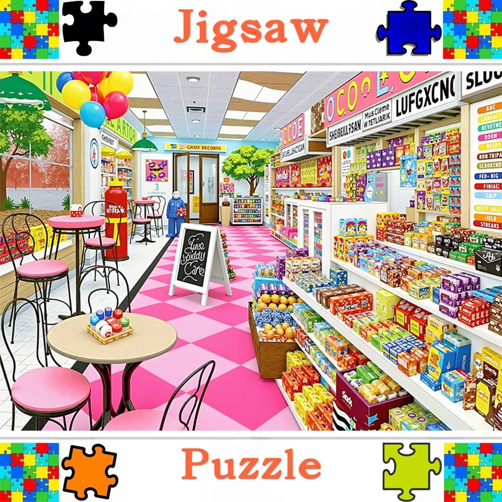 1000Pcs Jigsaw puzzles Family Fun Adult Puzzle Big size Decor wall ...