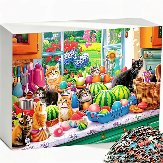 1000Pcs Jigsaw puzzles Family Fun Adult Puzzle Big size Decor wall ...
