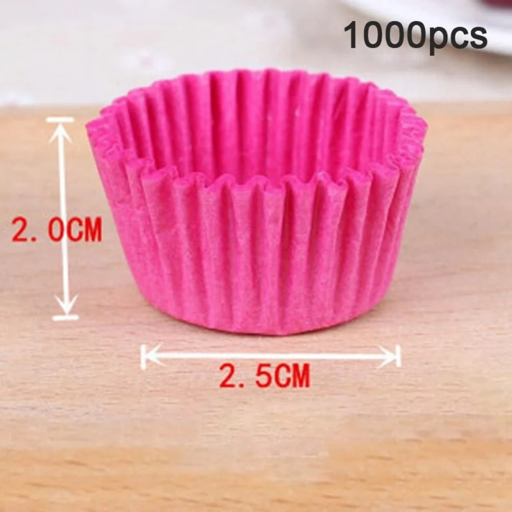 1000Pcs Mini Size Chocalate Paper Liners Baking Muffin Cake Cups Forms ...