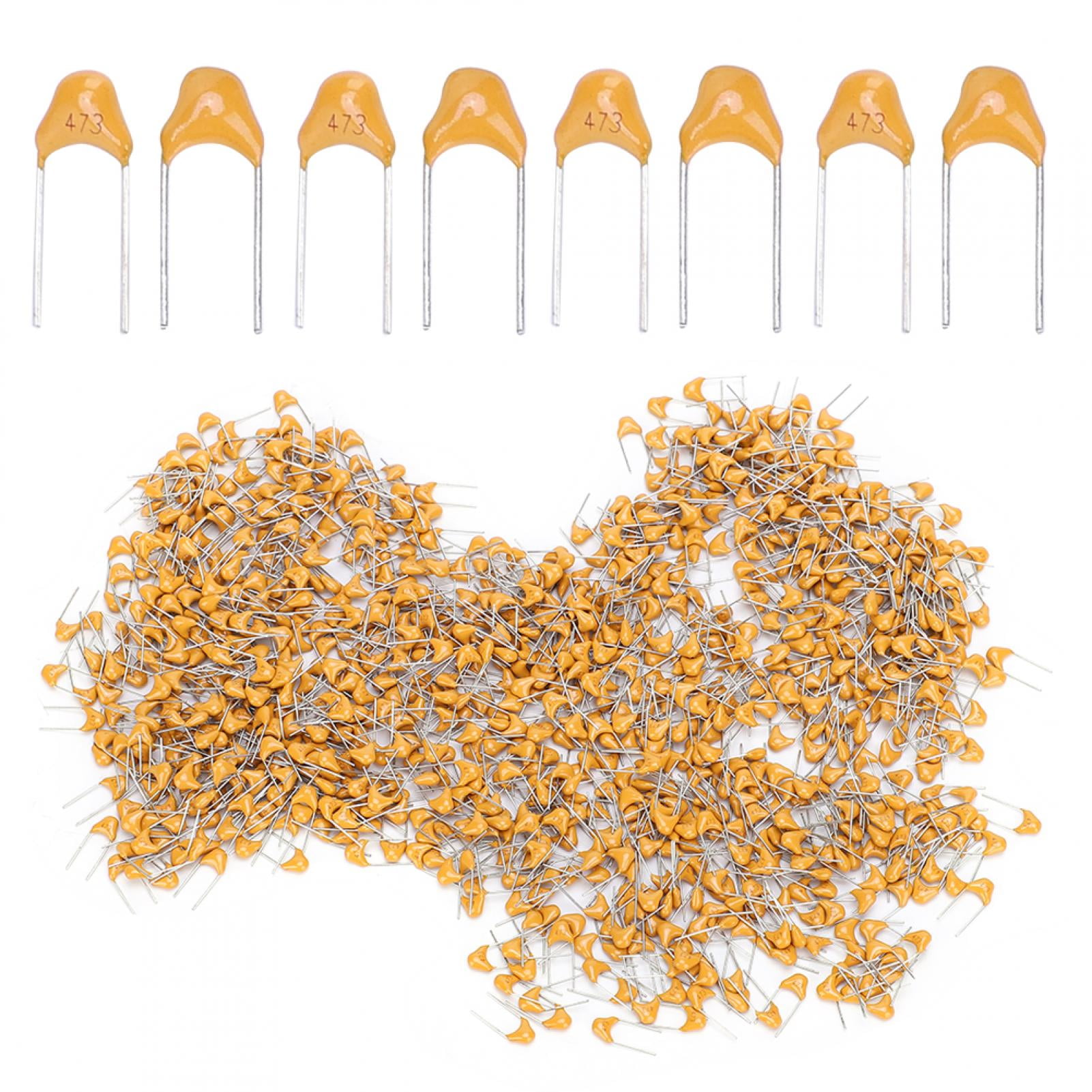 1000Pcs Monolithic Capacitor 47NF Ceramic InLine 5.08mm Lead Pitch ...