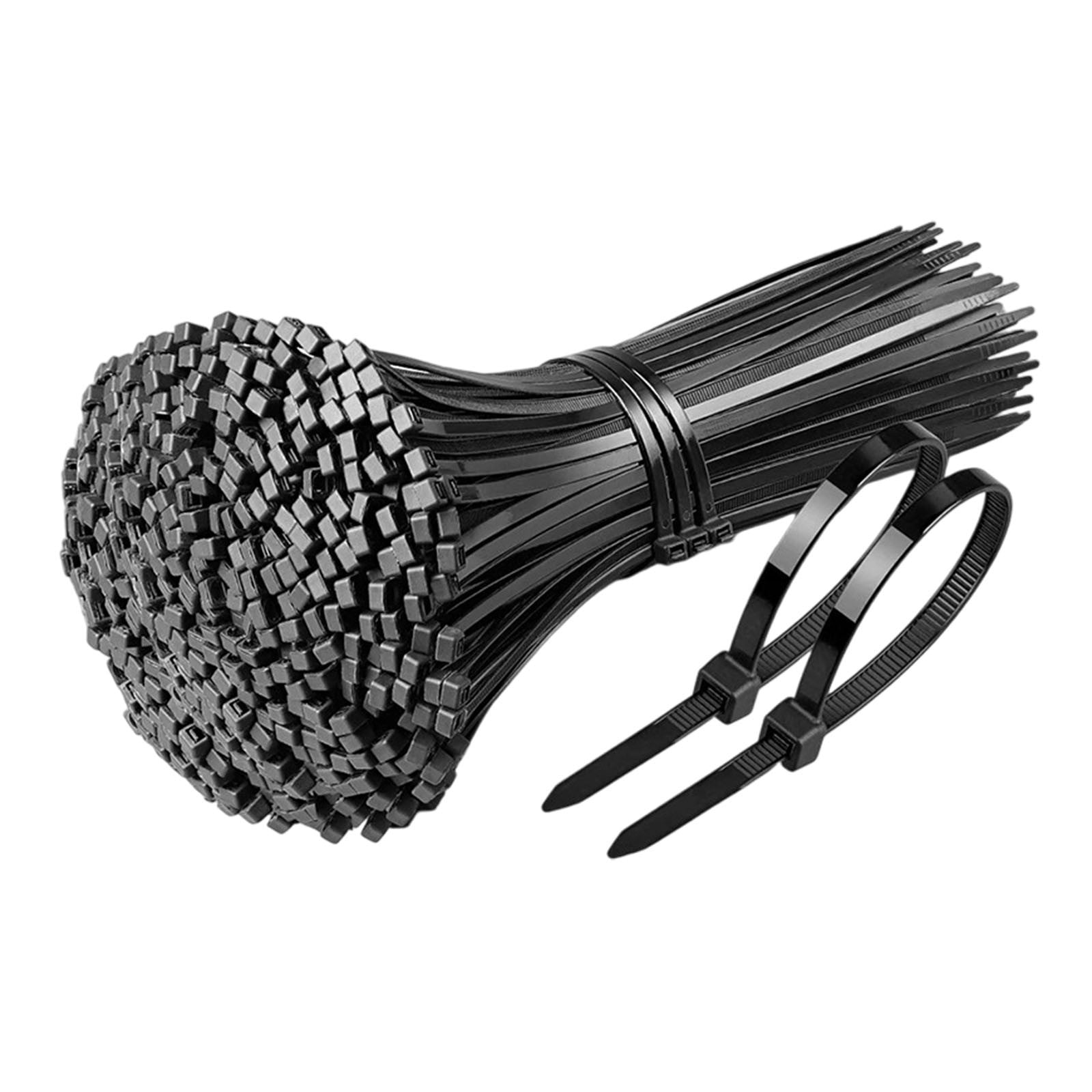 1000Pcs Nylon Cable Tie Buckle, Heavy Duty Plastic Zip Ties ...