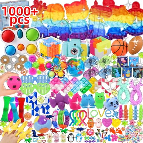 1000Pcs Party Favors For Kids, Fidget Toys Bulk, Birthday Gift Toys ...