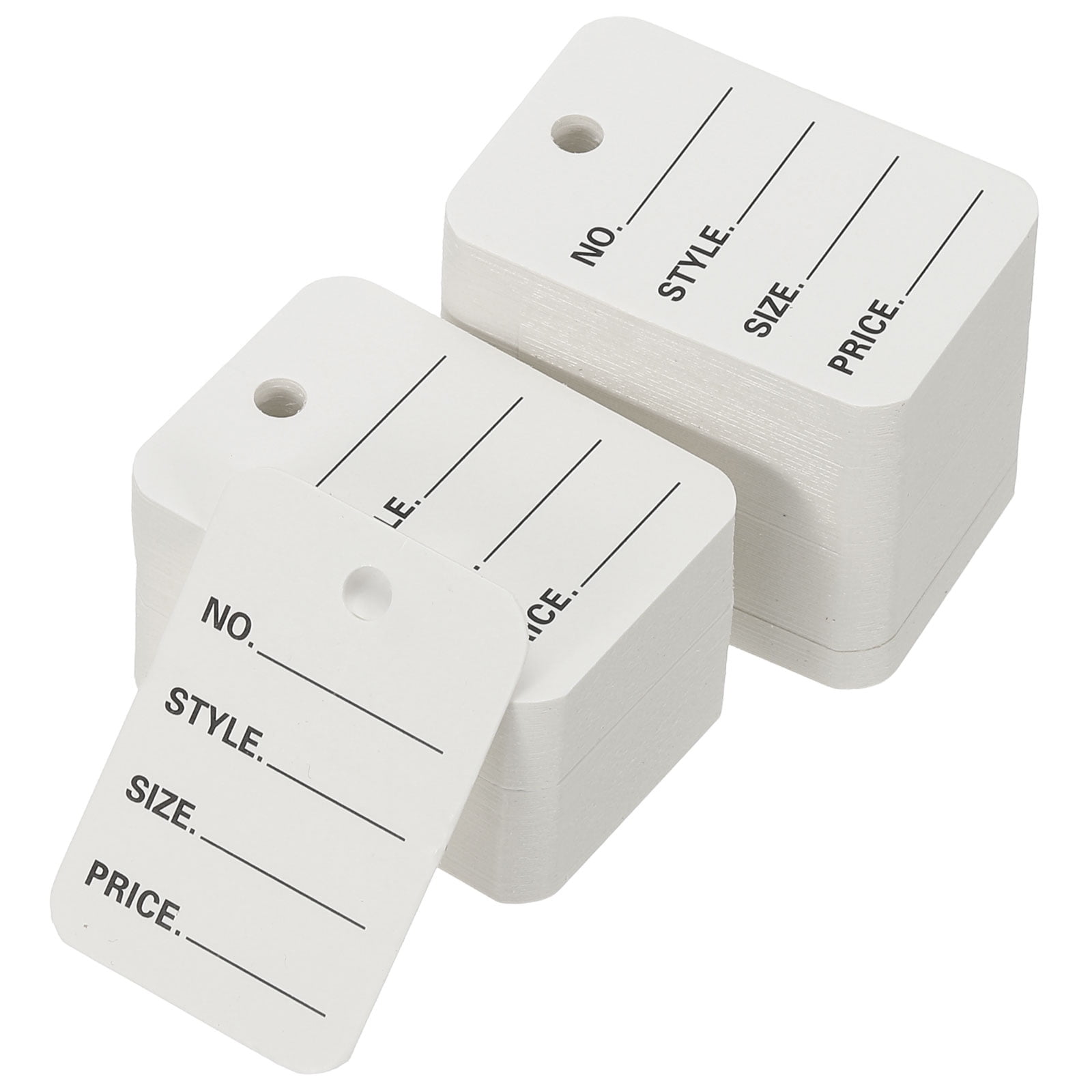 1000Pcs Price Tags, 2x1.4in Clothing Price Labels Blank Merchandise ...