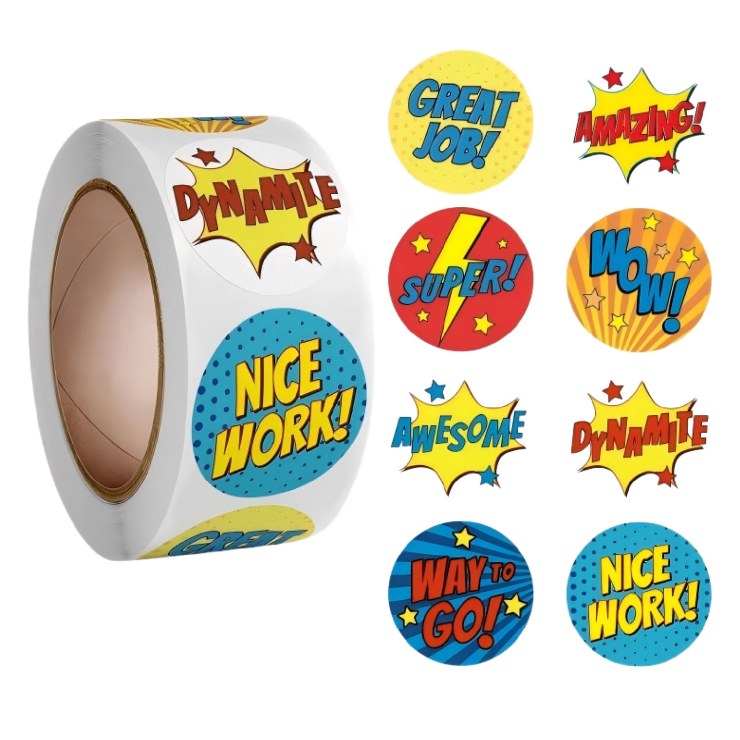 1000Pcs Reward Stickers for Kids,Multi-Design Small Motivational ...