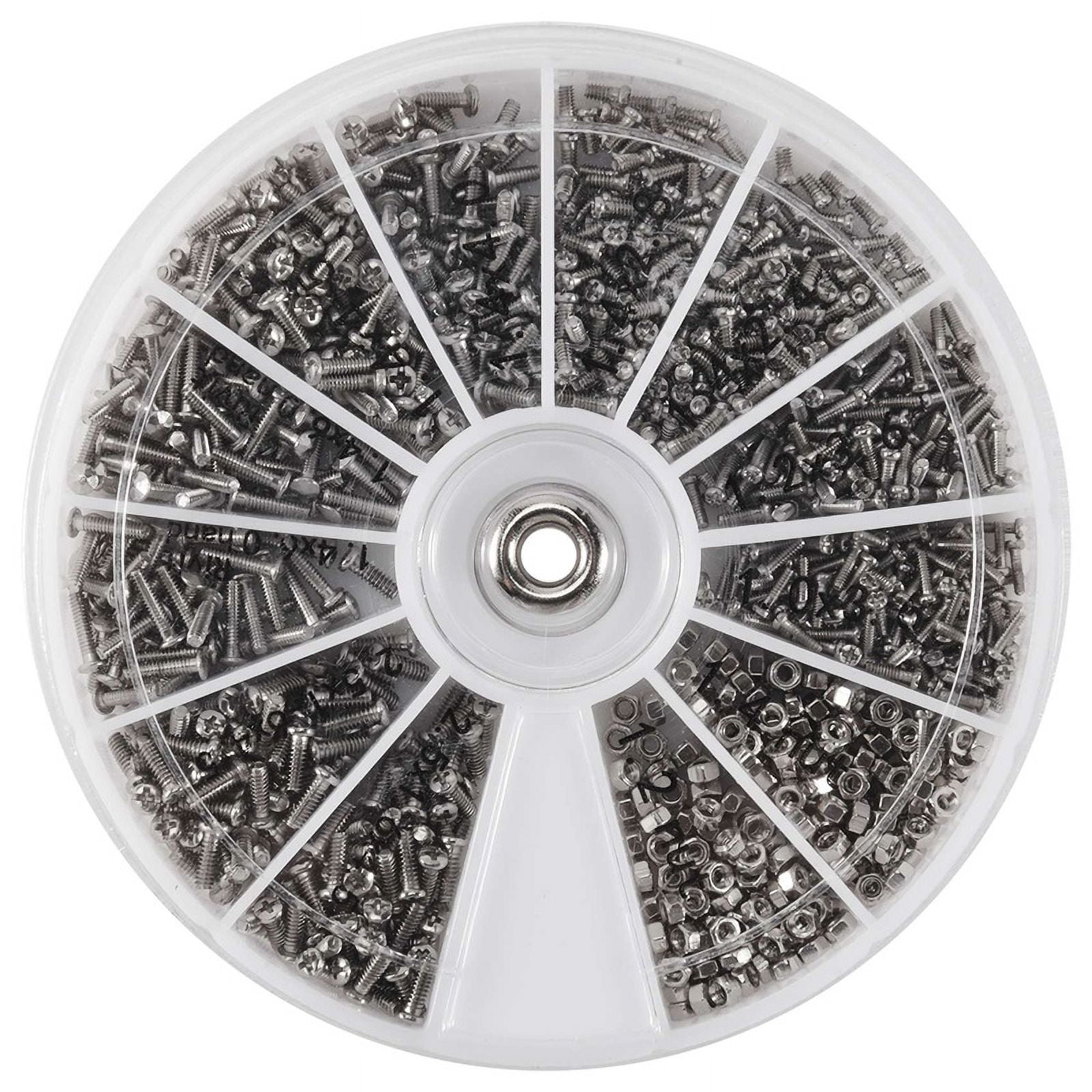 1000Pcs Stainless Steel Screws Set Machine Screws Assortment - Walmart.com