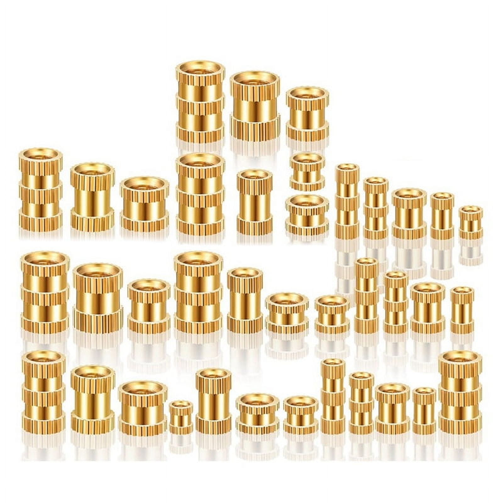 1000Pcs Threaded Inserts Brass Knurled Nuts Heat Set Insert Tool for ...