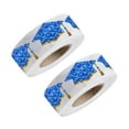 1000Pieces Glittering Grad Hat Round Adhesive Sticker Envelope Seal ...