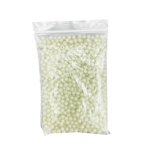 1000Pieces Glow Fishing Beads Plastic Round Glowing Fishing Baits Eggs ...